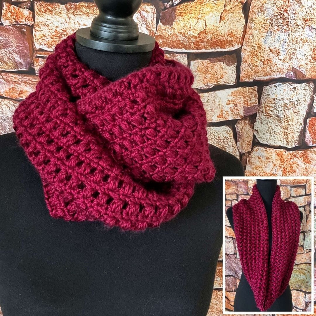 Free Crochet Pattern: Lustrous Winter Cowl – FurlsCrochet