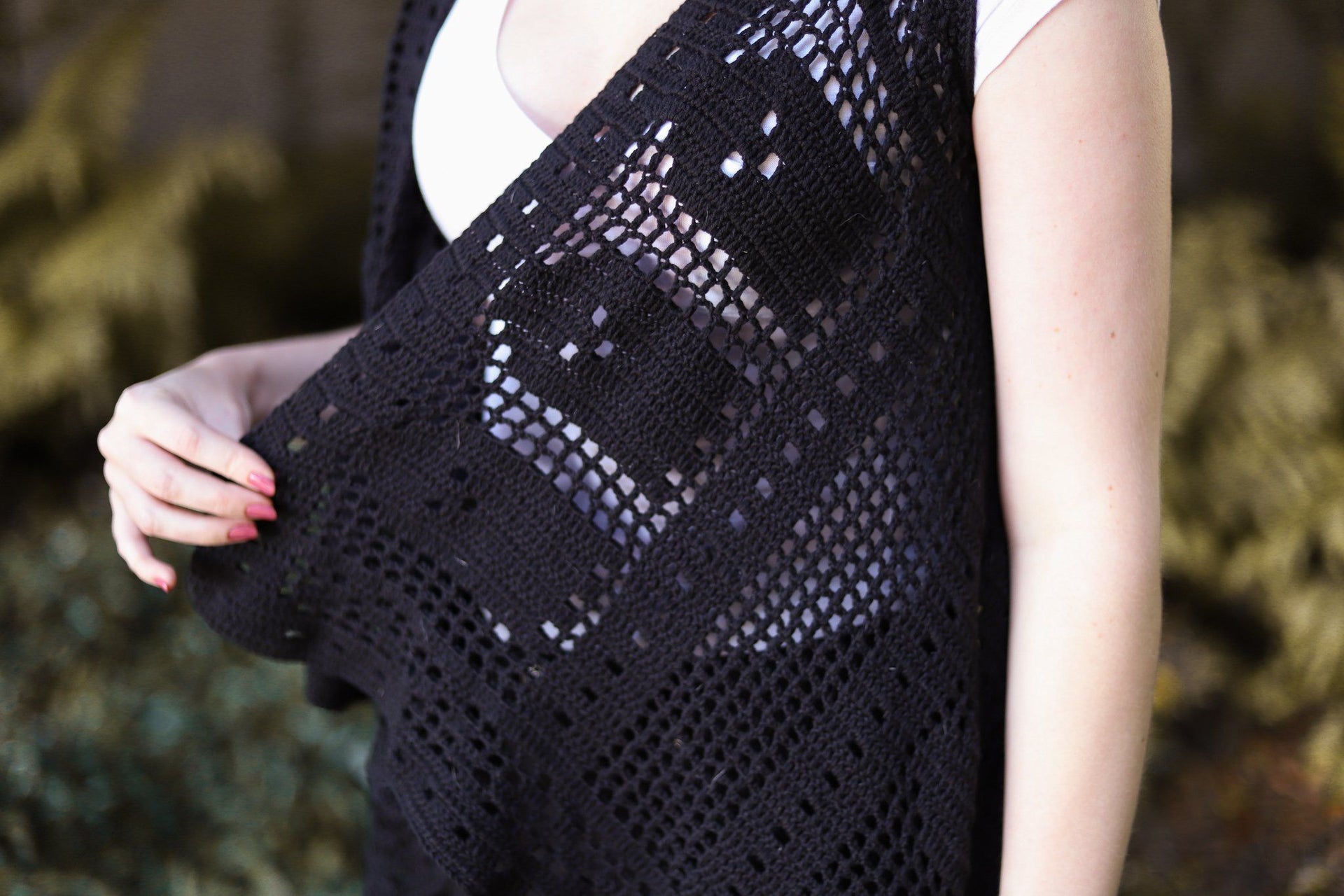 Free Filet Crochet Vest- Spooky – FurlsCrochet