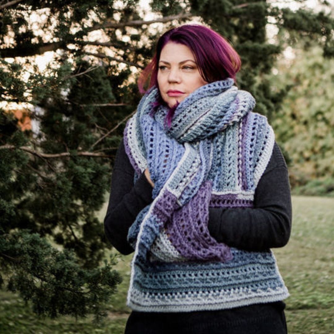 Free Crochet Pattern: Sugar Plum Pocket Wrap by Tamara Kelly of Moogly ...