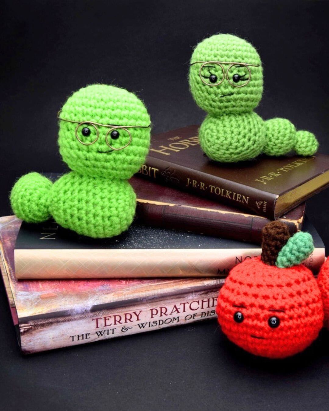 Free Amigurumi Crochet Pattern: Book Worm Toys – FurlsCrochet
