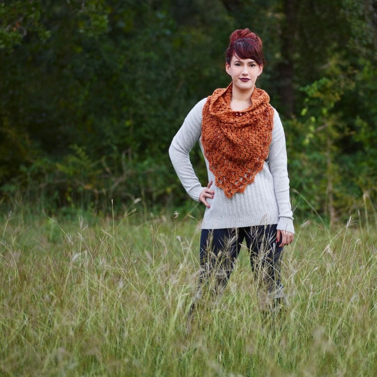 Free Crochet Pattern: Elemental Triangle Cowl – FurlsCrochet