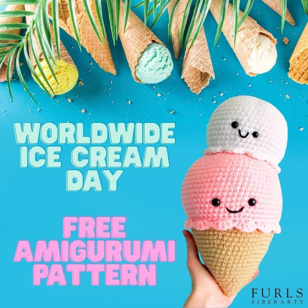 Amigurumi Ice Cream Snail – FurlsCrochet
