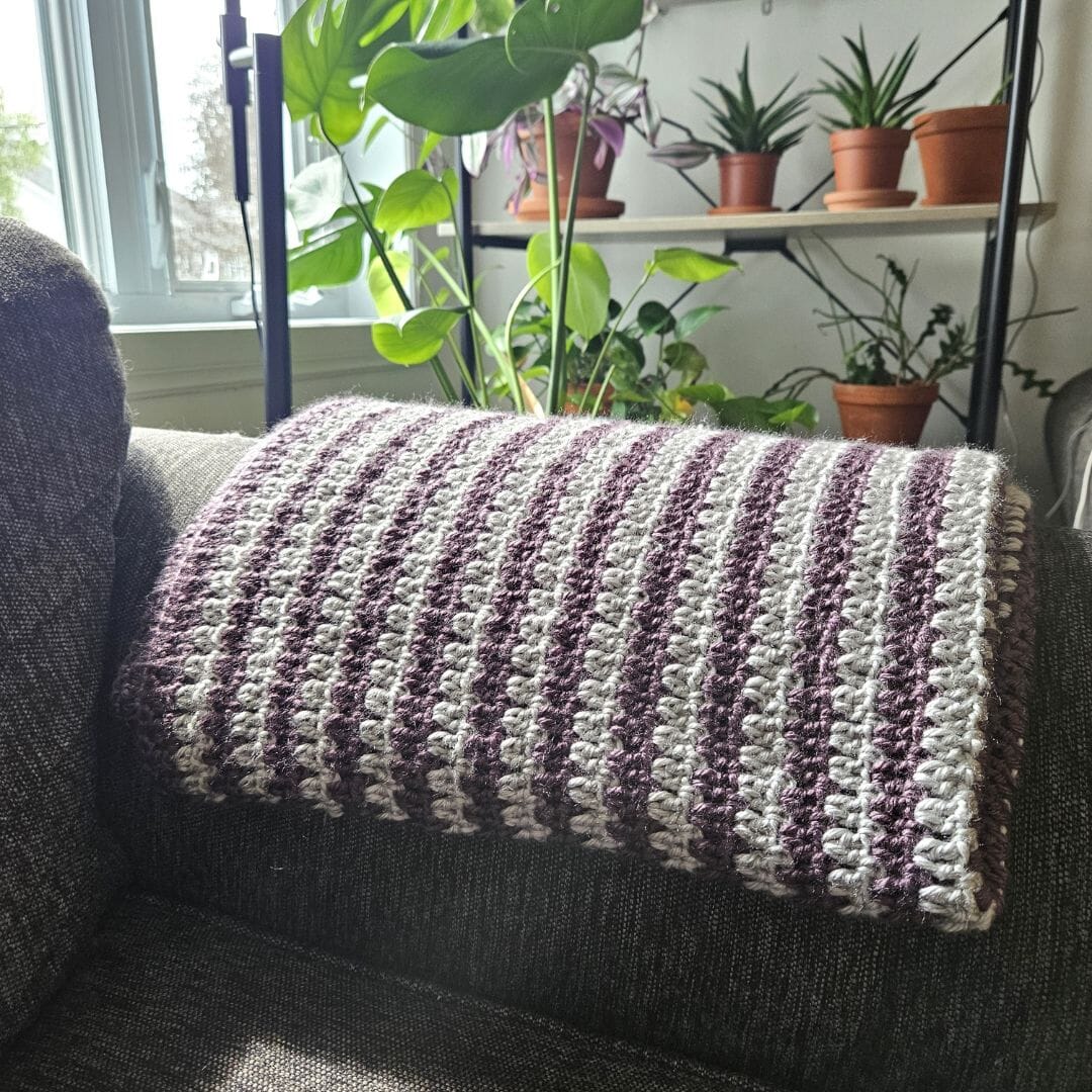 Free Crochet Pattern: Lavender Mist Throw by ACCROchet – FurlsCrochet