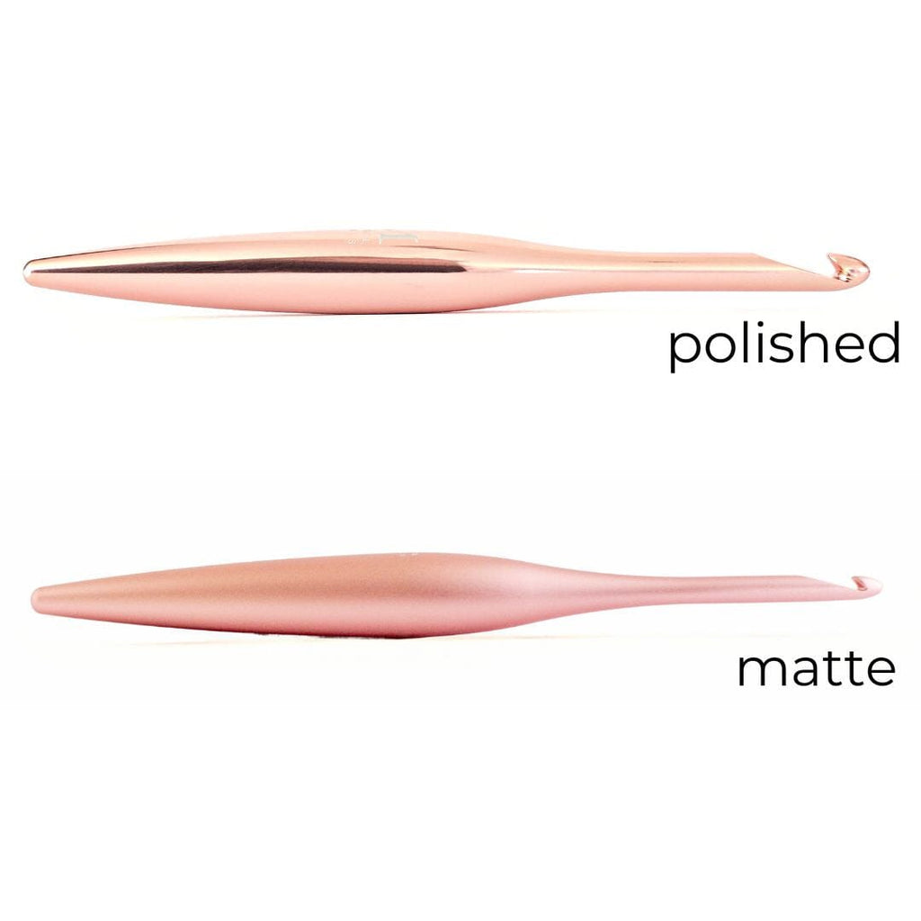 Blush Streamline Metal Crochet Hooks – FurlsCrochet