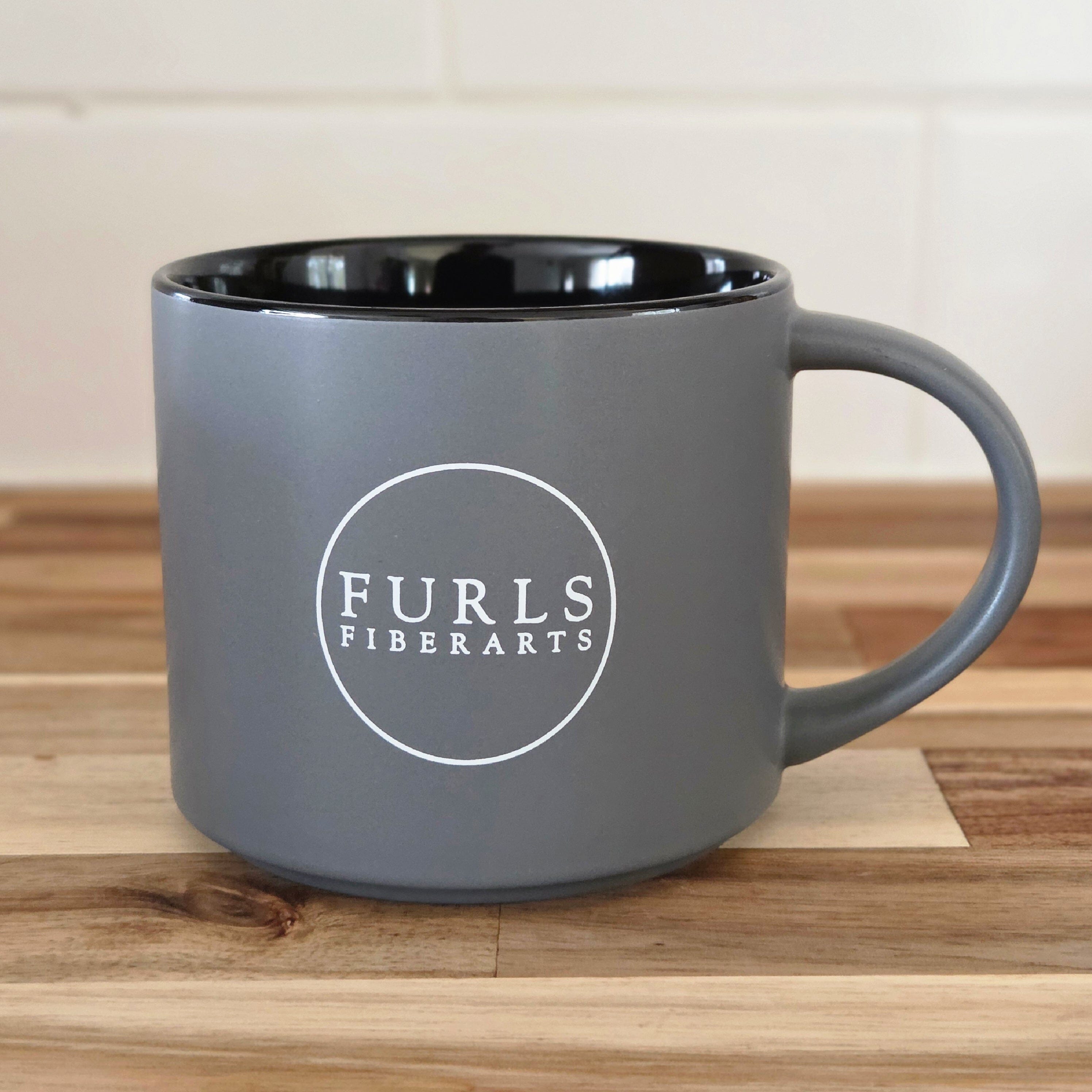 Furls Gray Coffee Mug – FurlsCrochet