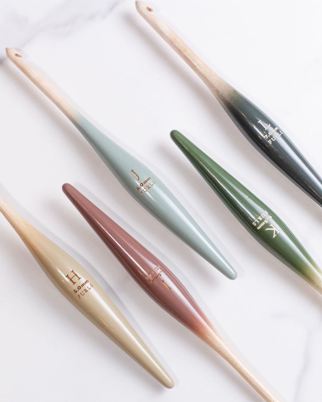 Maple Ombre Streamline Wood Crochet Hooks – FurlsCrochet