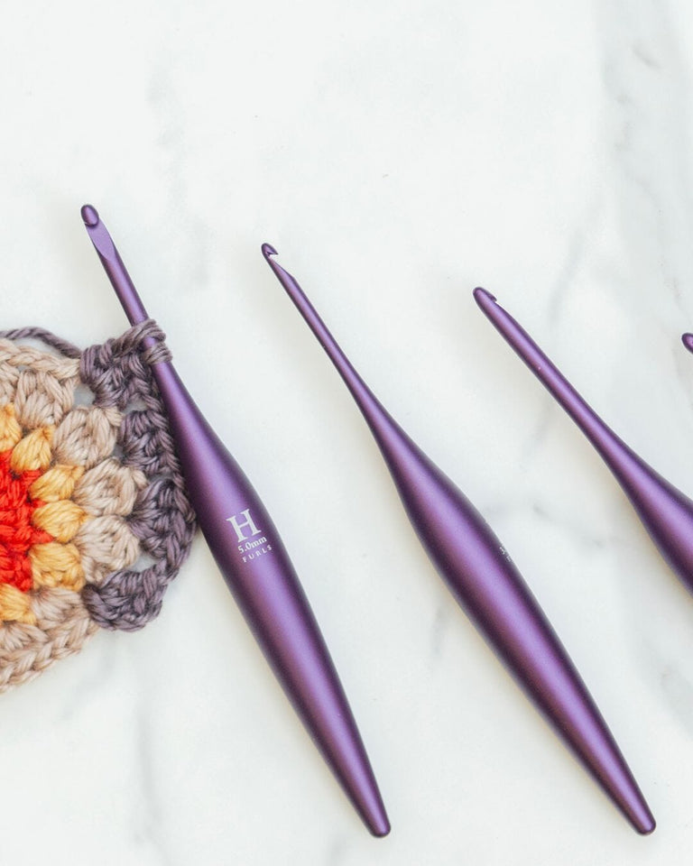 Limited Edition Grape Streamline Metal Crochet Hooks – FurlsCrochet