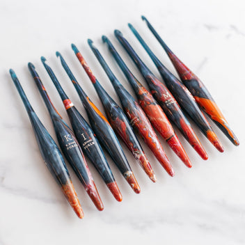 Limited Edition Nebula Streamline Resin Galaxy Crochet Hook – FurlsCrochet