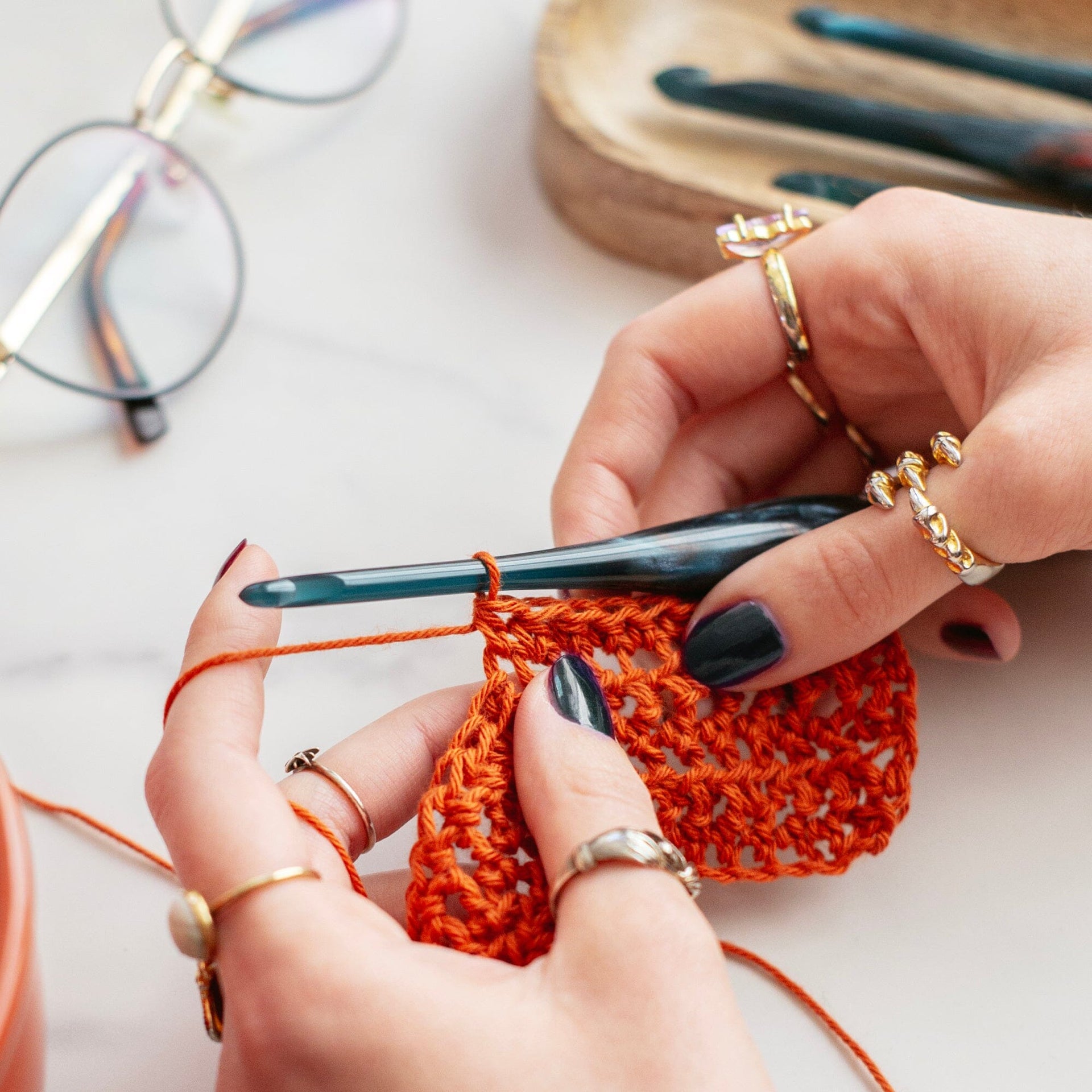 Limited Edition Nebula Streamline Resin Galaxy Crochet Hook – FurlsCrochet