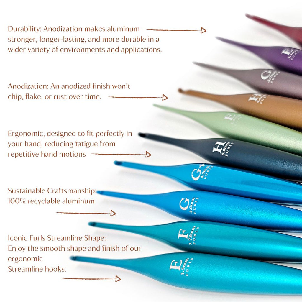 Limited Edition Streamline Metal Color Singles – FurlsCrochet