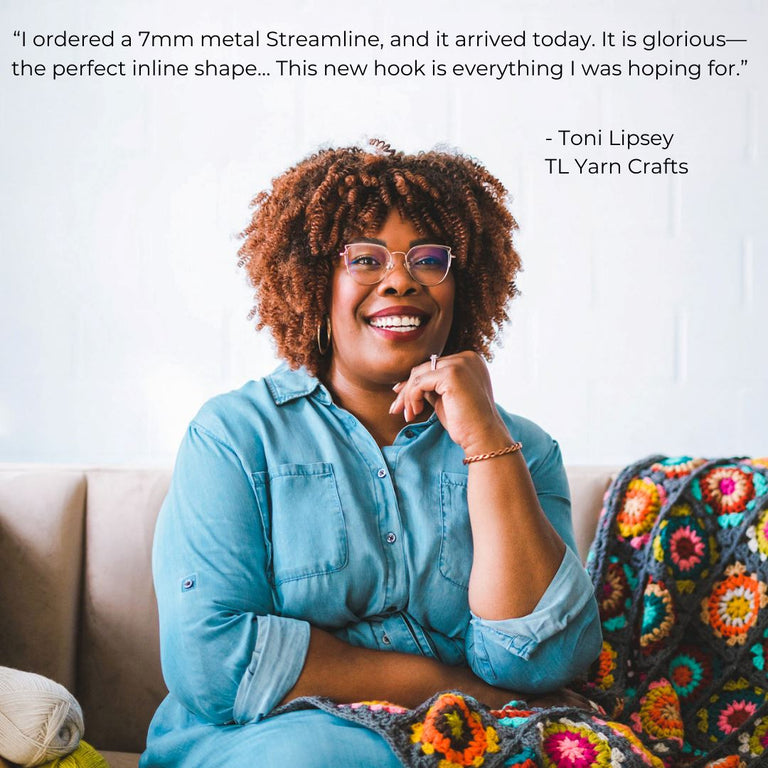 Silver Streamline Metal Crochet Hooks | Furls Crochet – FurlsCrochet